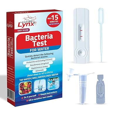 Bacteria Water Test Kit for Well Water & Tap Water, Results in Minutes ...