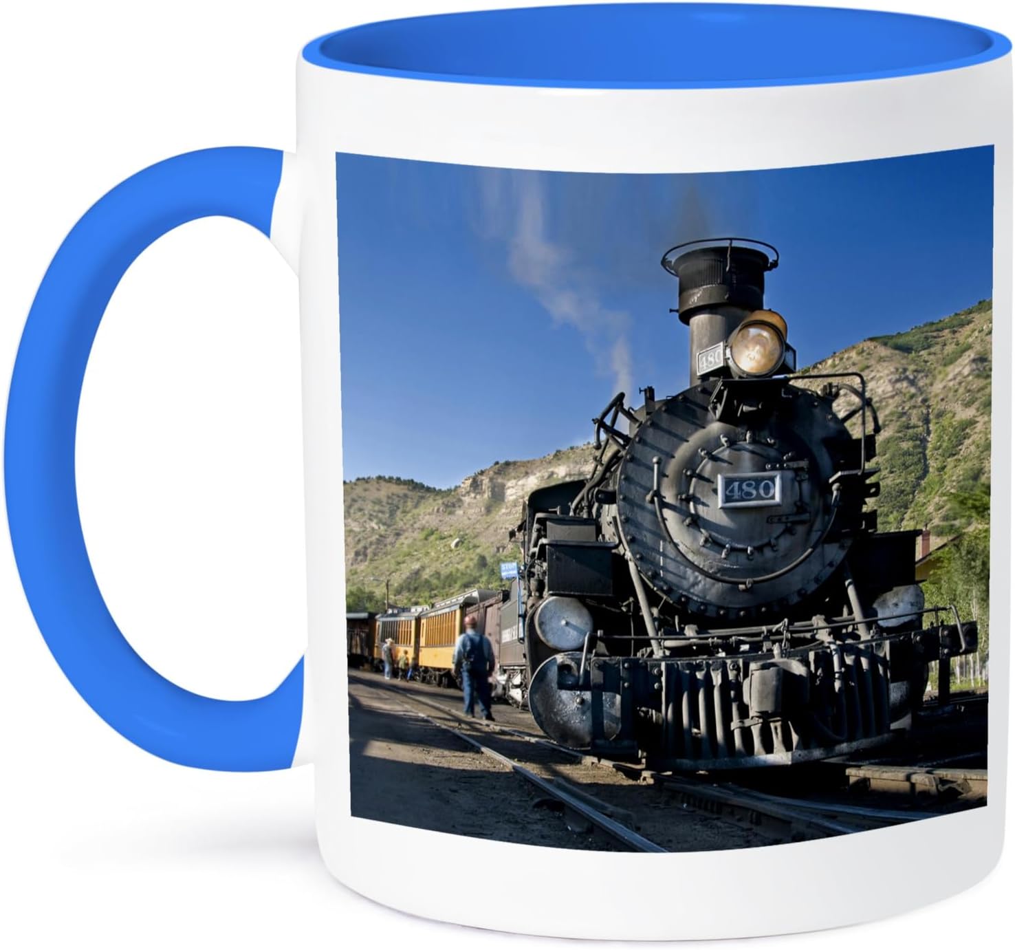 Amazon.com: Norfolk Southern Locomotive Railroad Coffee Mug, 15 oz ...