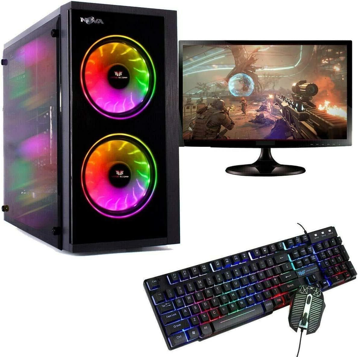 Veno Scorp GAMING PC BUNDLE Intel Core i5 2400 16GB Ram 256GB SSD + 1TB ...
