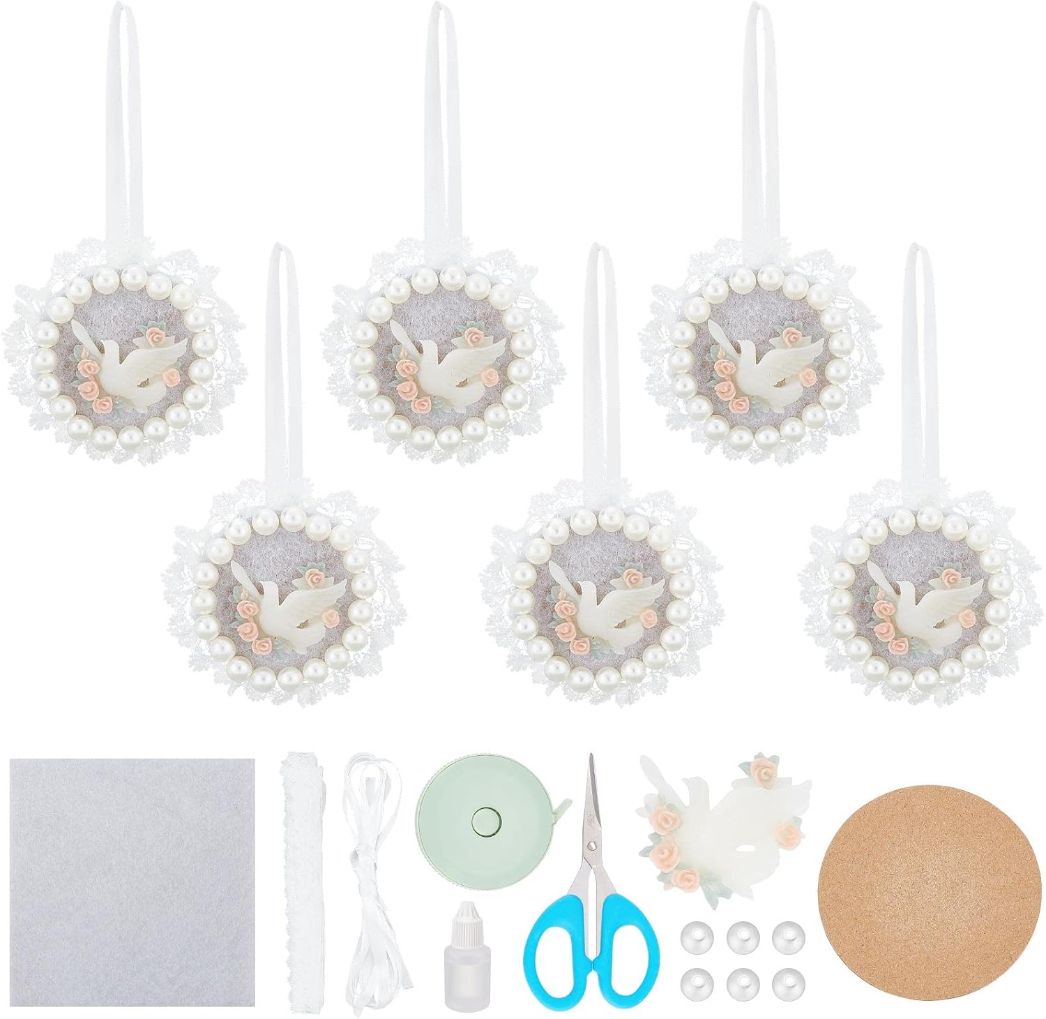 Amazon.com: WEBEEDY DIY 6 Sets Pentecost Doves Hanging Ornament Kit ...