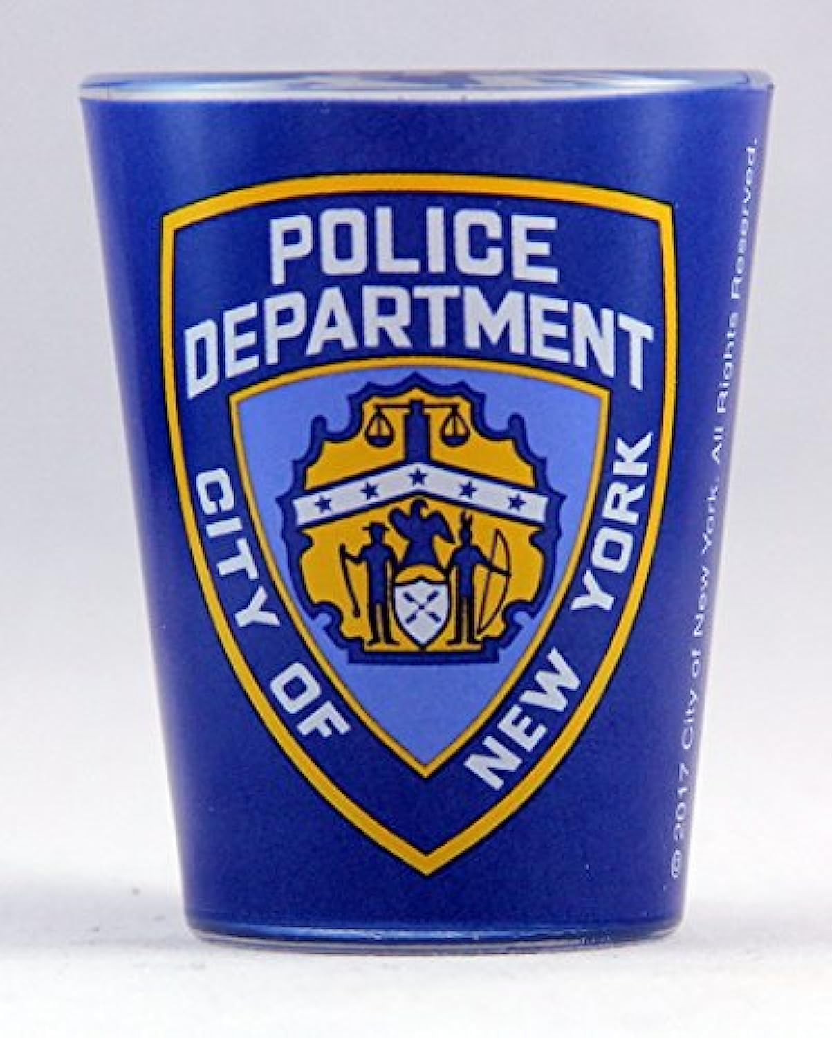 Amazon.com | NYPD New York City Police Department Blue Shot Glass: Shot ...