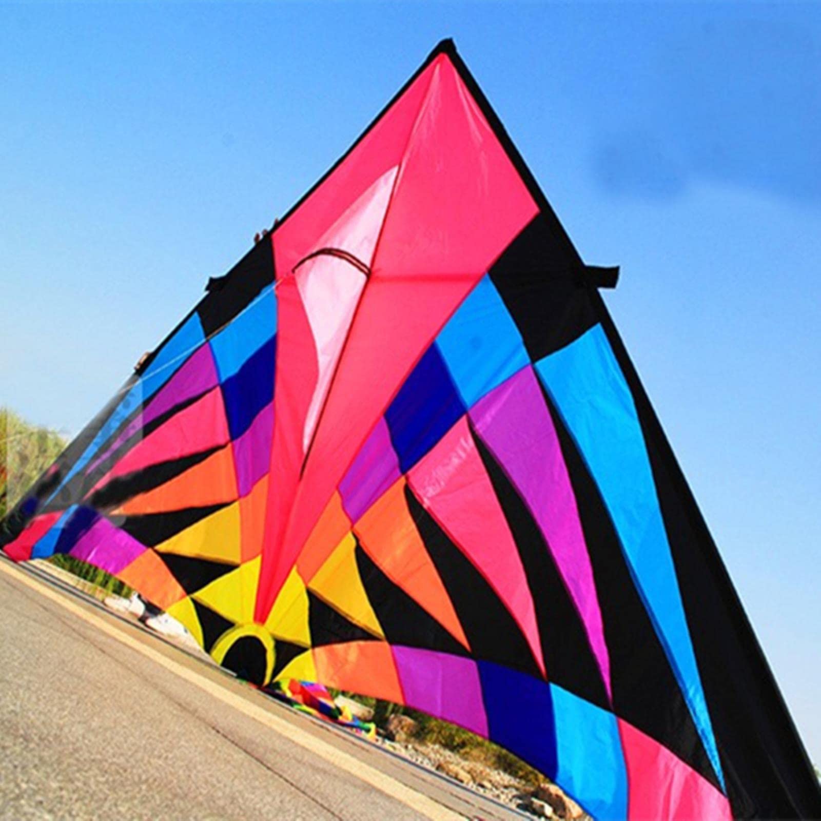 Amazon.com: BILEK Large Delta Kite for Adults Flying Toys Ripstop Nylon ...