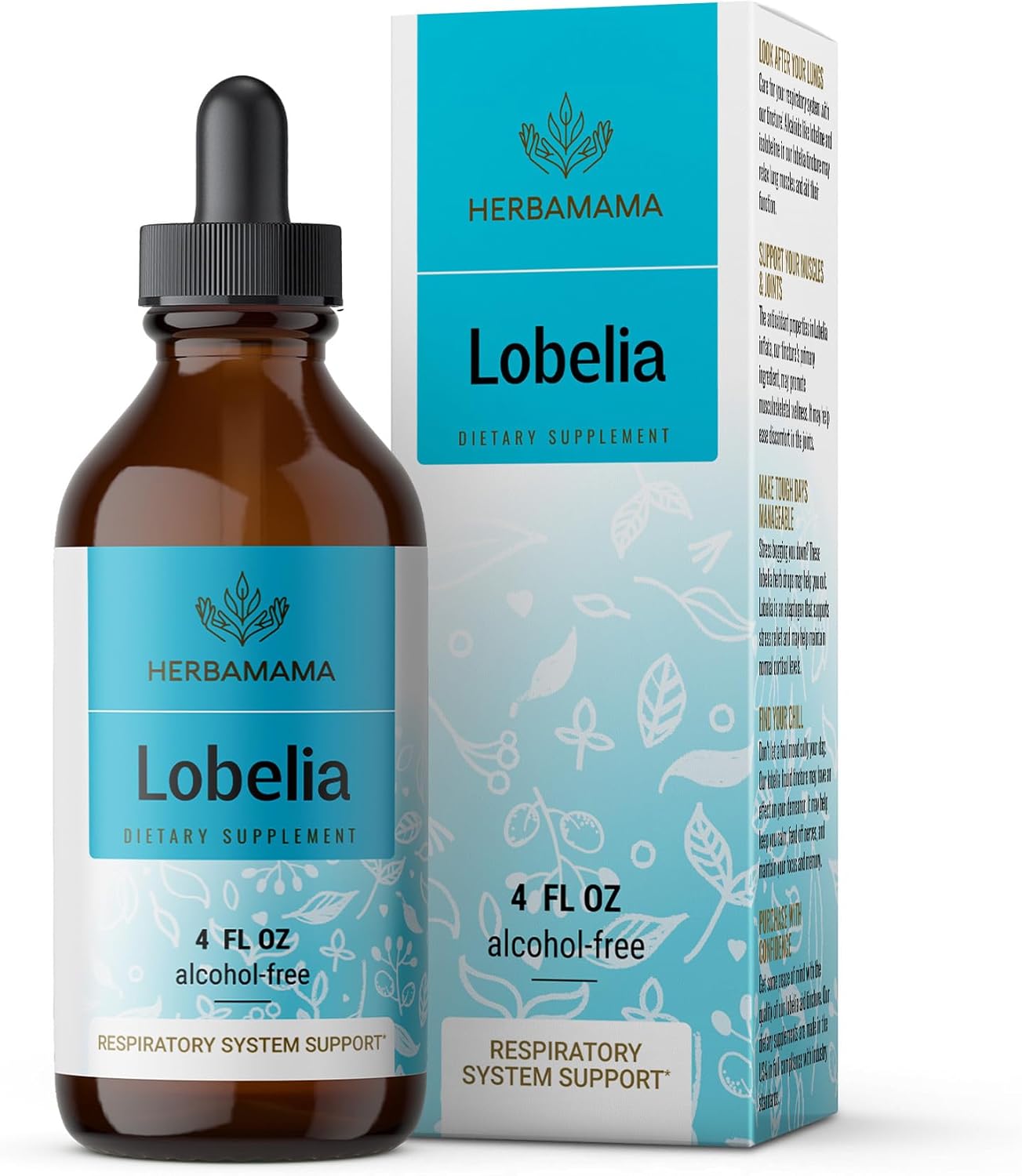Amazon.com: HERBAMAMA Lobelia Tincture - Organic Lobelia Herb Liquid ...