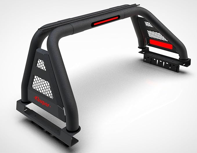 Amazon.com: Kbuper Black Steel Roll Bar Kbp Large 017 Fit Full Size ...