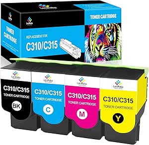 Amazon.com: LeciRoba Remanufactured C310 C315 High Yield Toner Cartridges Replacement for Xerox ...