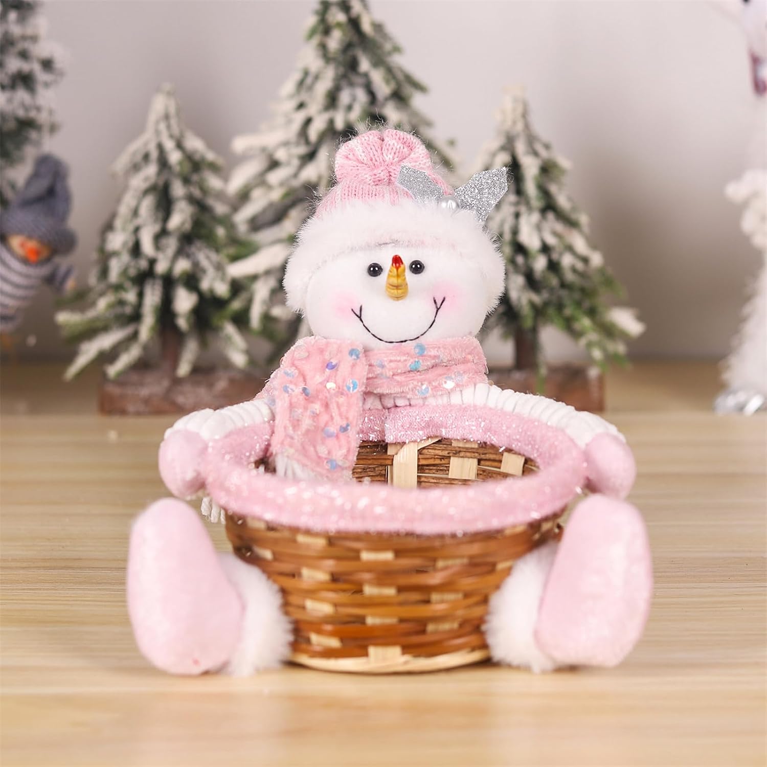 Amazon.com | Xoktlde Christmas Candy Bowl, Christmas Candy Dish ...
