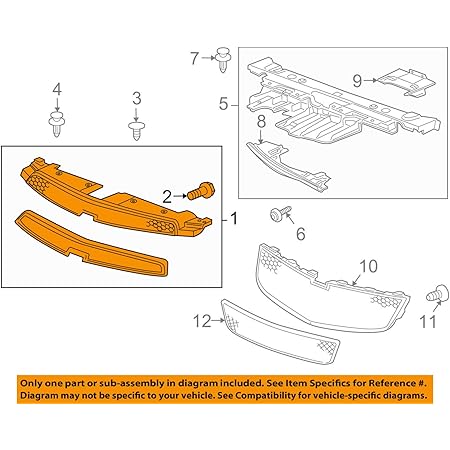 Amazon.com: Genuine GM 22865901 Grille, Upper, Front : Automotive
