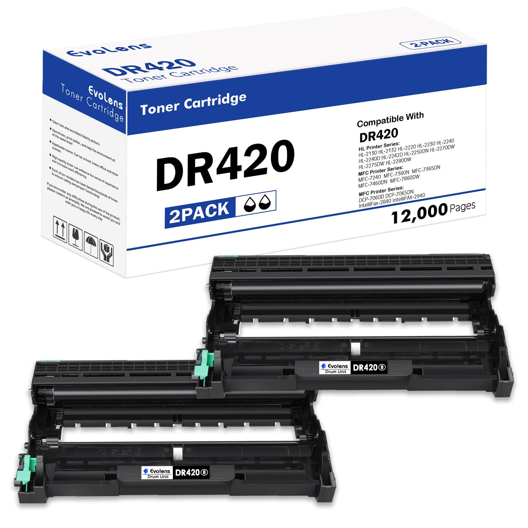 Amazon.com: DR420 High Yield Drum Unit Compatible DR-420 DR 420 ...