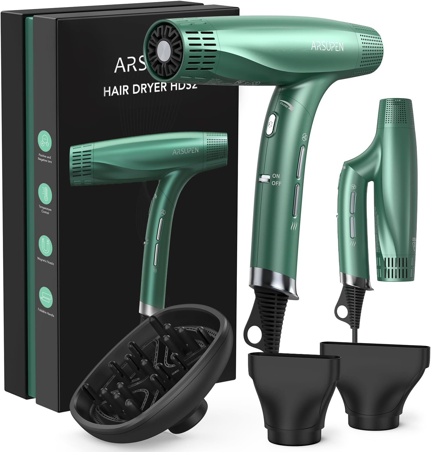 Amazon.com : InStyler 7X Smart Professional Portable Dryer with ...