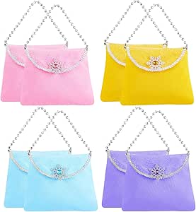 Amazon.com: Locmeo Princess Purses - 8 Pcs Party Favors for Girls ...