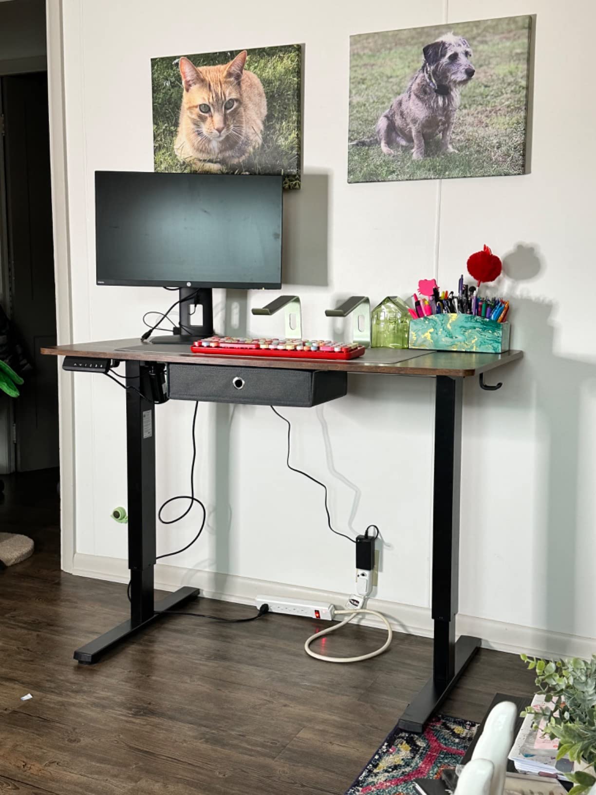 $23/mo - Finance Standing Desk with Keyboard Tray, 55 x 24 Inches ...