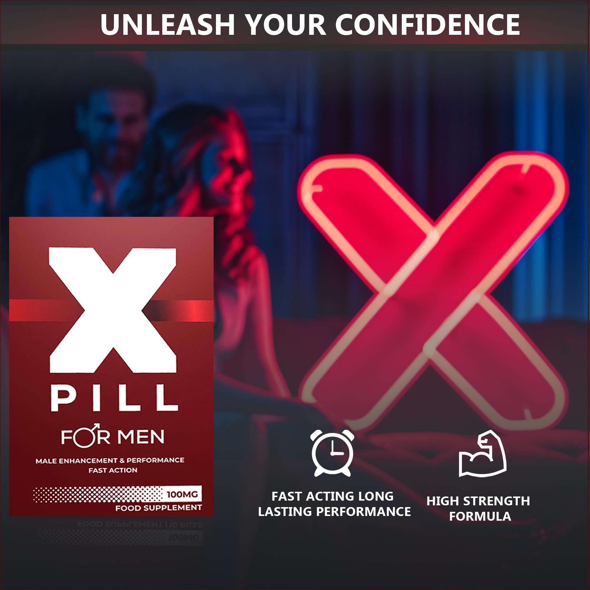 Xtrazex Effervescent Tablets For Potency For Men 100 Power Of Nature