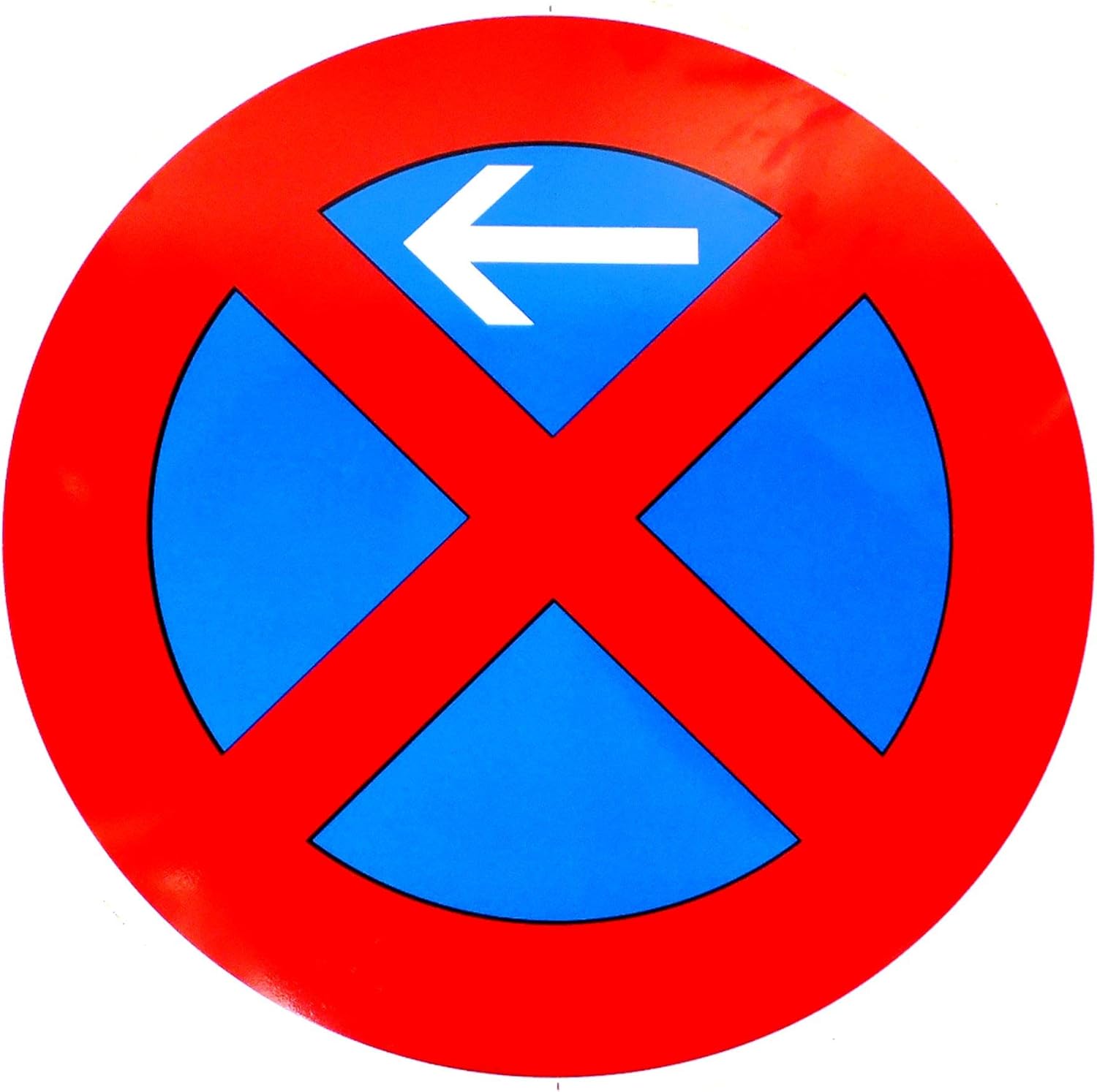 ORIGINAL VERKEHRSZEICHEN Nr. 283-10 HALTEVERBOT (links) 420 mm ...