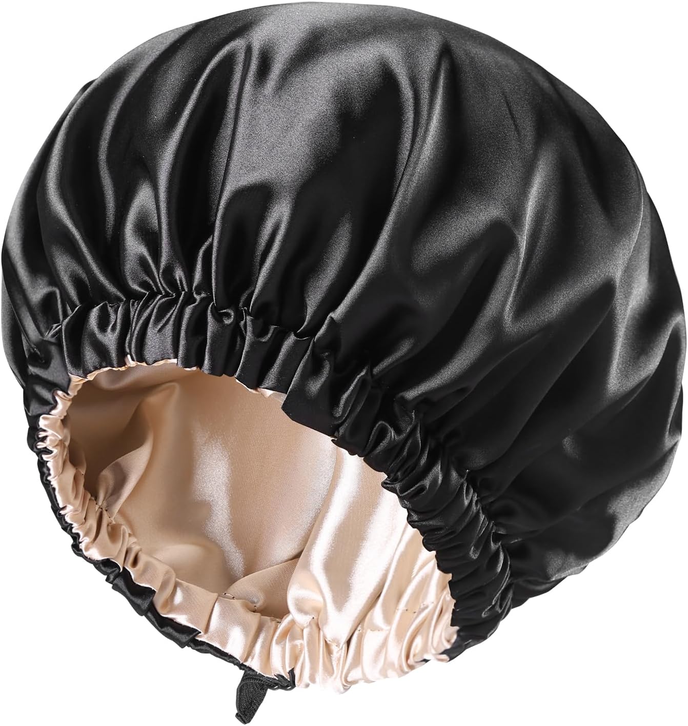 Amazon.com : Extra Large Satin Bonnet Hair Cap, 17inches Silk Bonnet ...