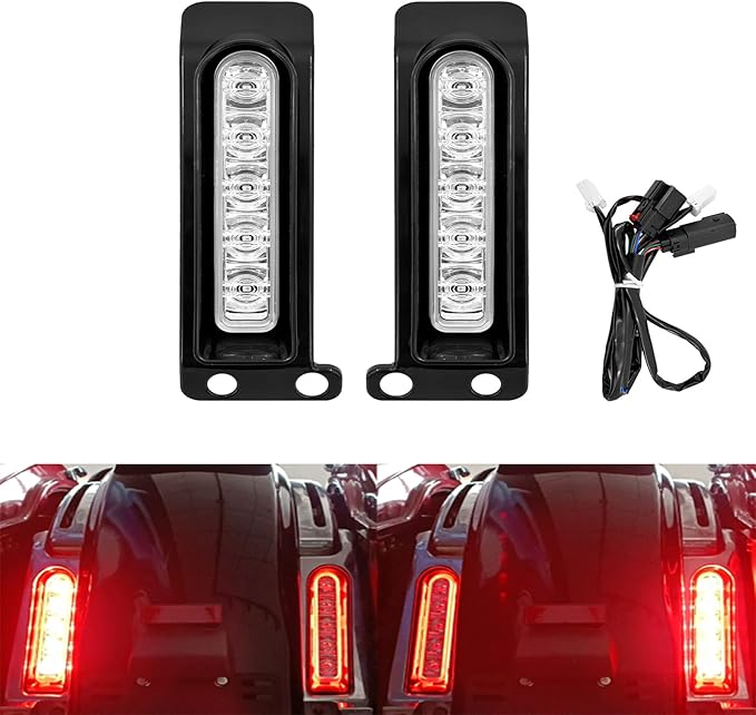 Amazon.com: HCmotorku LED Filler Panel Lights Rear Fender Light Turn ...