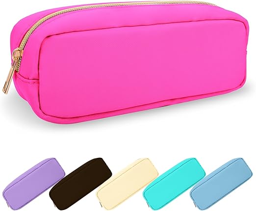 Amazon.com: Waterproof Small Pencil Case Makeup Bag for Purse,Cute ...