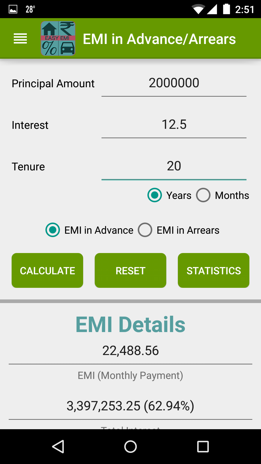 Easy EMI,PPF Calculator - App on Amazon Appstore