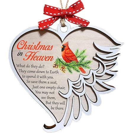 Amazon.com: Cardinal Ornaments Memorial. Loss of Loved Ones Memorial ...