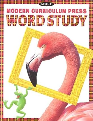 MCP Plaid Phonics Word Study, Level F: MODERN CURRICULUM PRESS ...