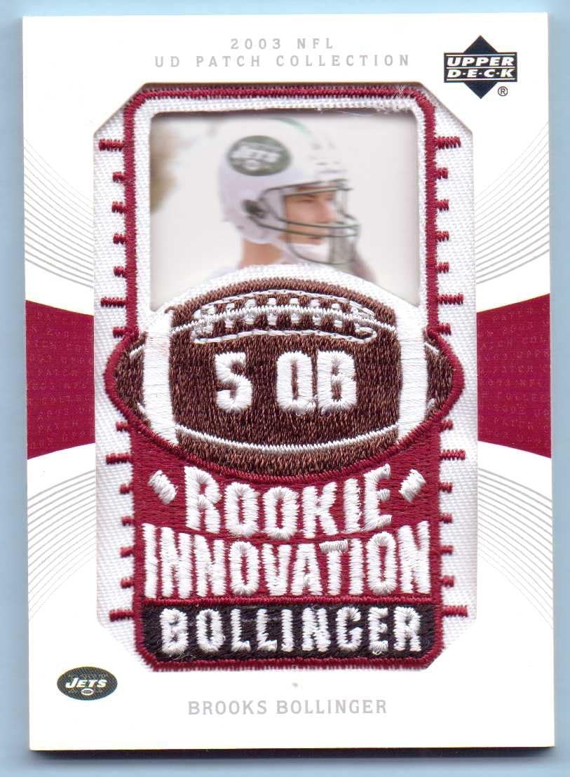 Amazon.com: Brooks Bollinger 2003 UD Patch Collection Rookie ...