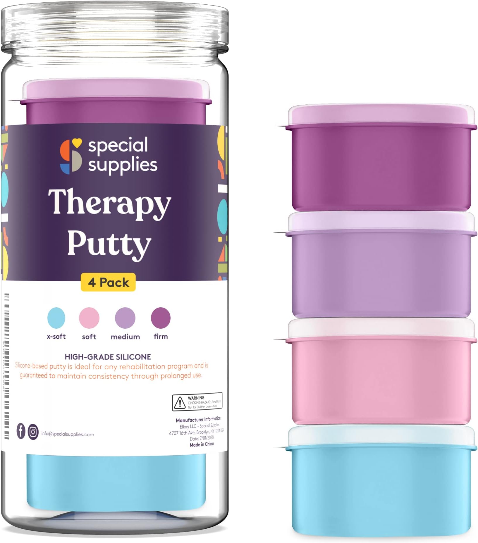 Amazon.com: Special Supplies Therapy Putty for Teens and Adults ...