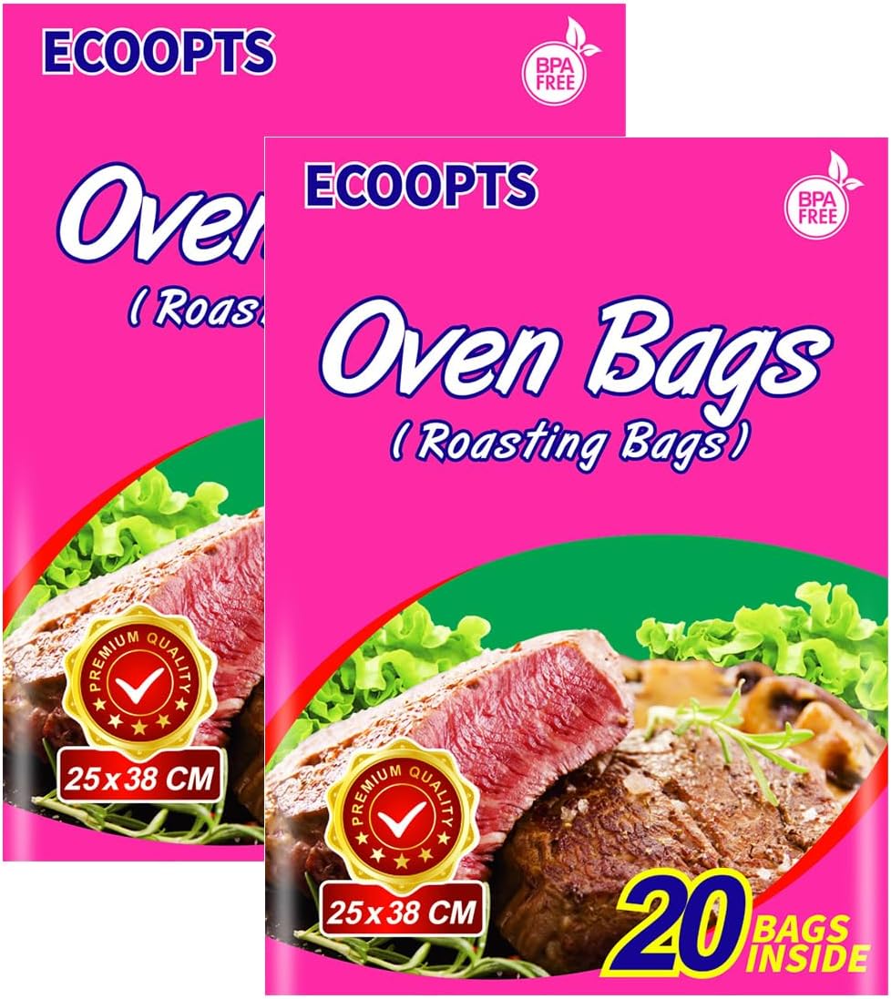 Amazon.com: 30Counts Cooking Roasting Bags Suitable Size (12 x 15 Inch ...