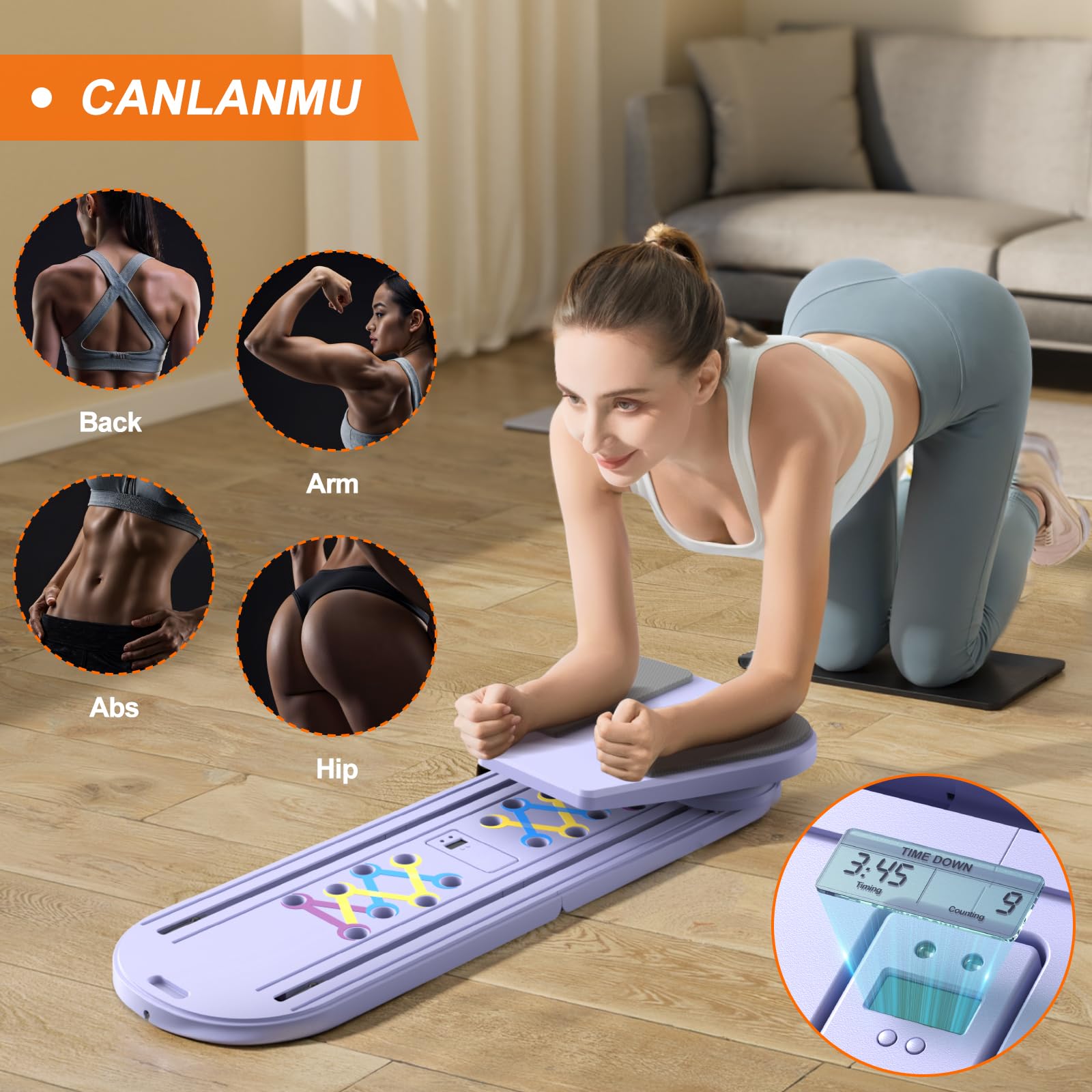 Snapklik.com : Pilates Board,Multifunctional Rebound Abdominal Board ...