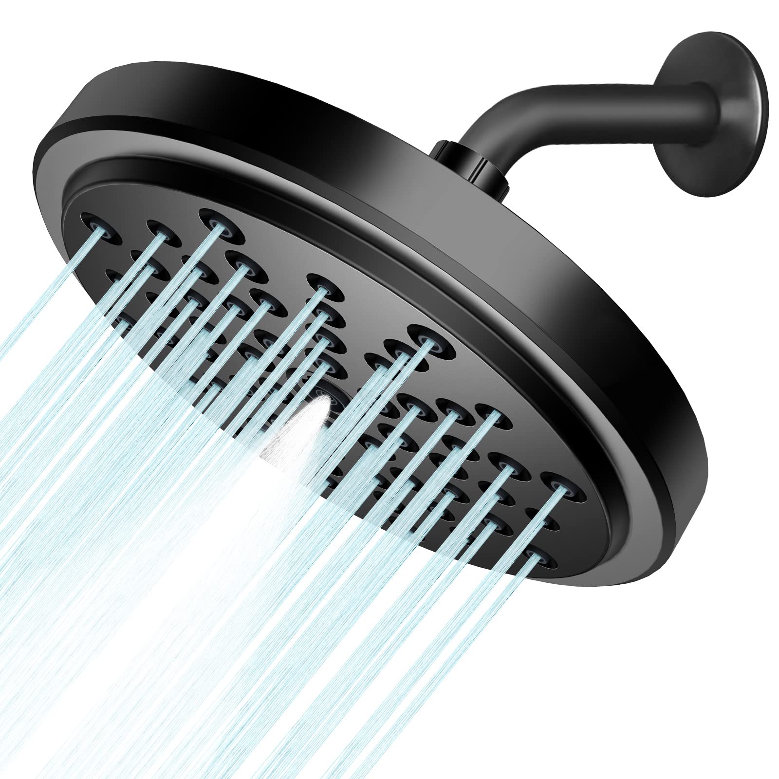 Snapklik.com : HOPOPRO High Flow Shower Head - High Pressure Rain - 7 ...