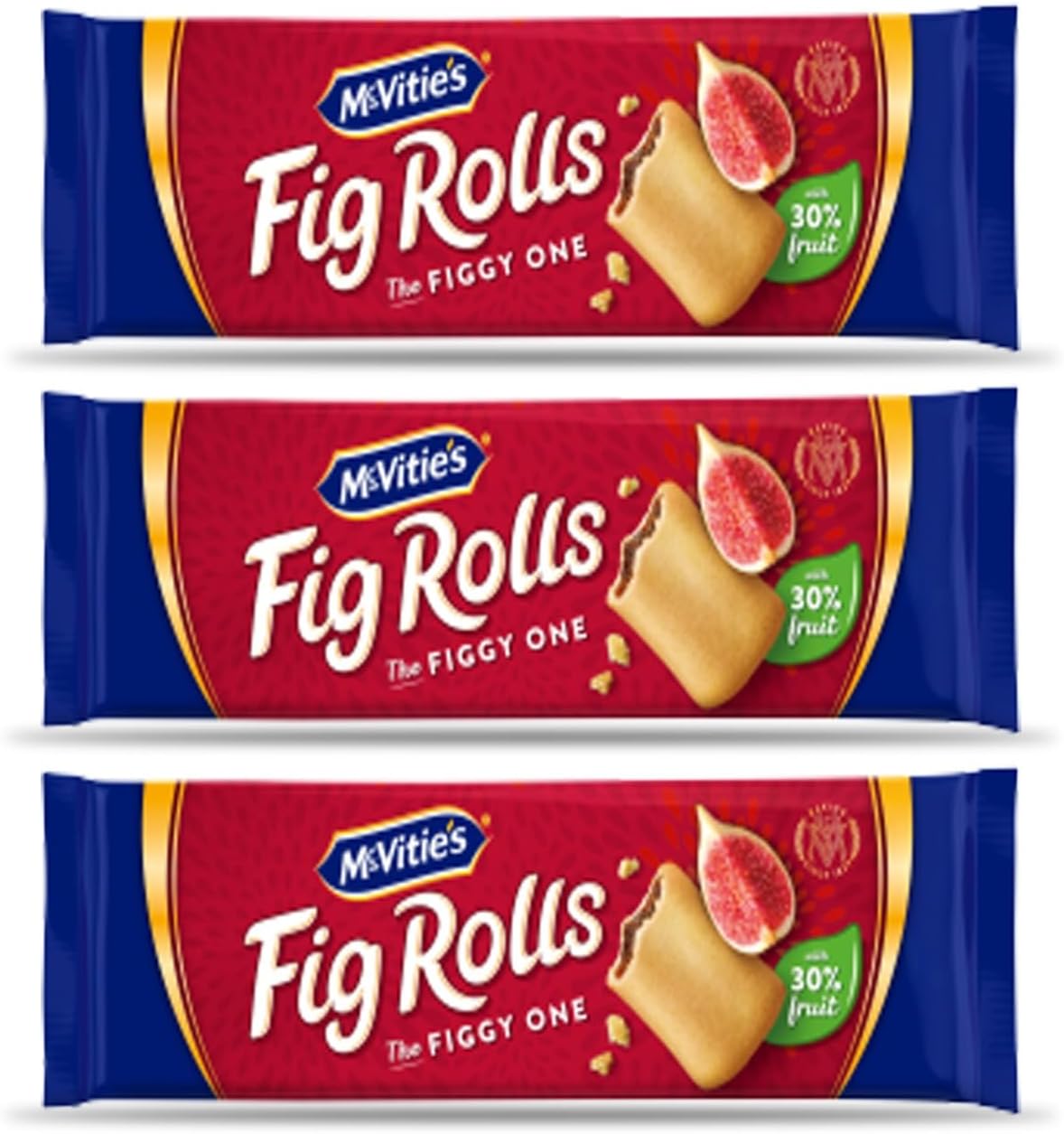 McVities Fruit Fig Rolls Biscuits Pack of 3, 200g : Amazon.co.uk: Grocery