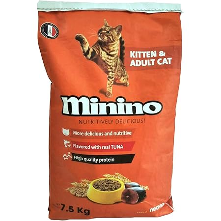 Minino Tuna Kitten and Adult Cat Food, 7.5kg : Amazon.in: Pet Supplies