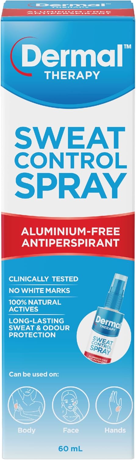 Dermal Therapy Sweat Control Spray Antiperspirant, Aluminium-Free ...
