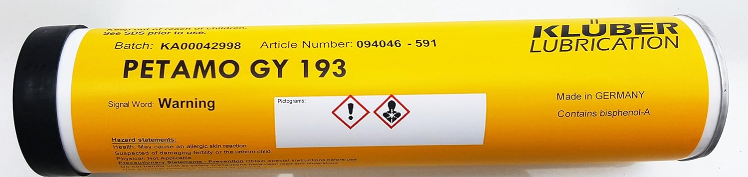 Kluber Petamo GY193 400g Cartridge: Amazon.com: Industrial & Scientific