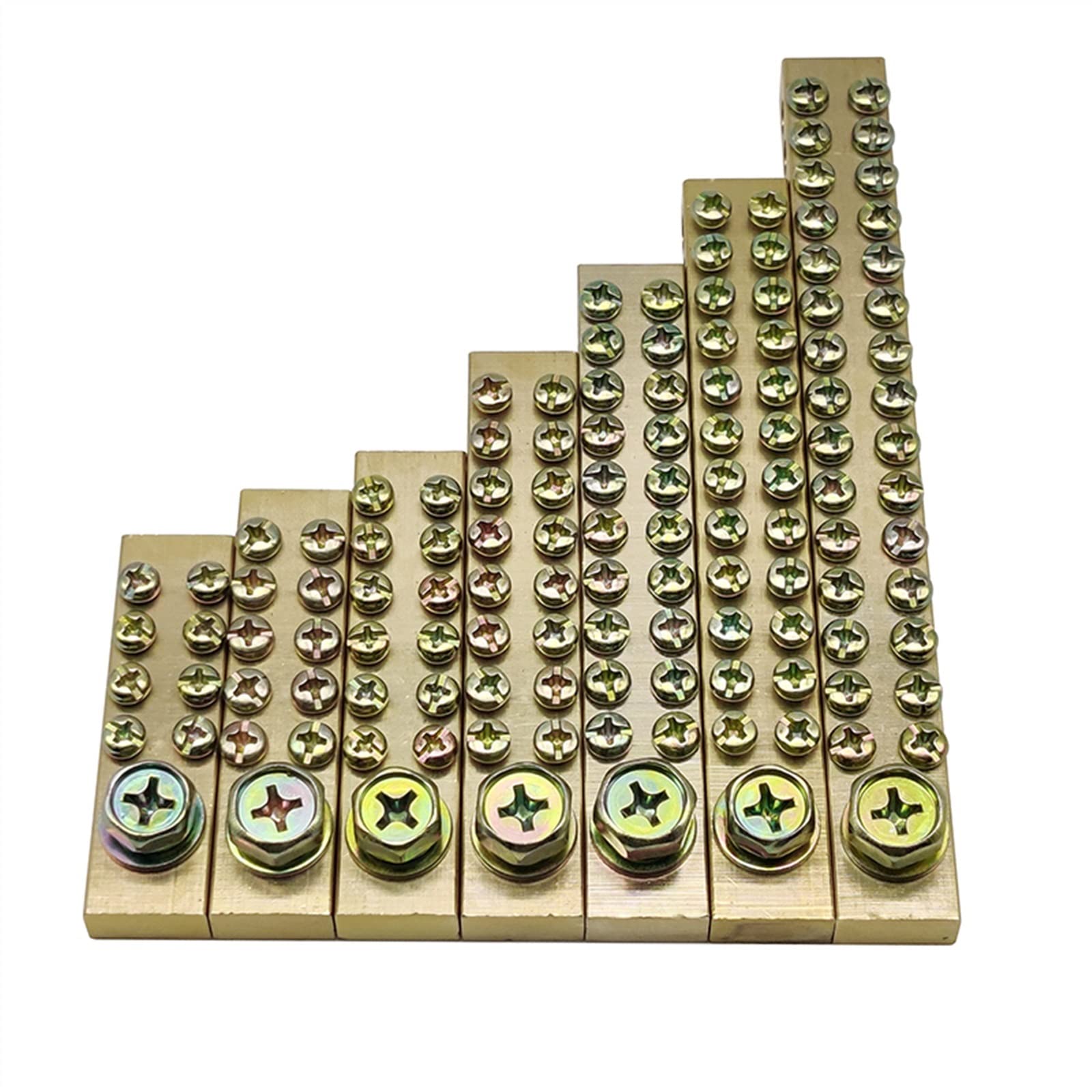 Electrical Ground Bars Eujgoov 10PCS - 5-Hole M5 Terminal Blocks For ...