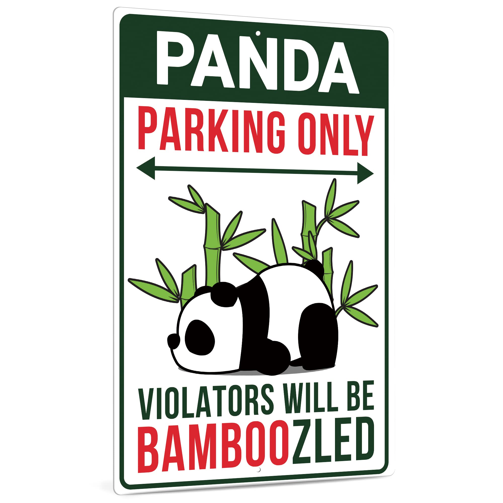 Amazon.com: Putuo Decor Panda Parking Only Metal Sign, Panda Room Decor for Women, Girls, Boys ...