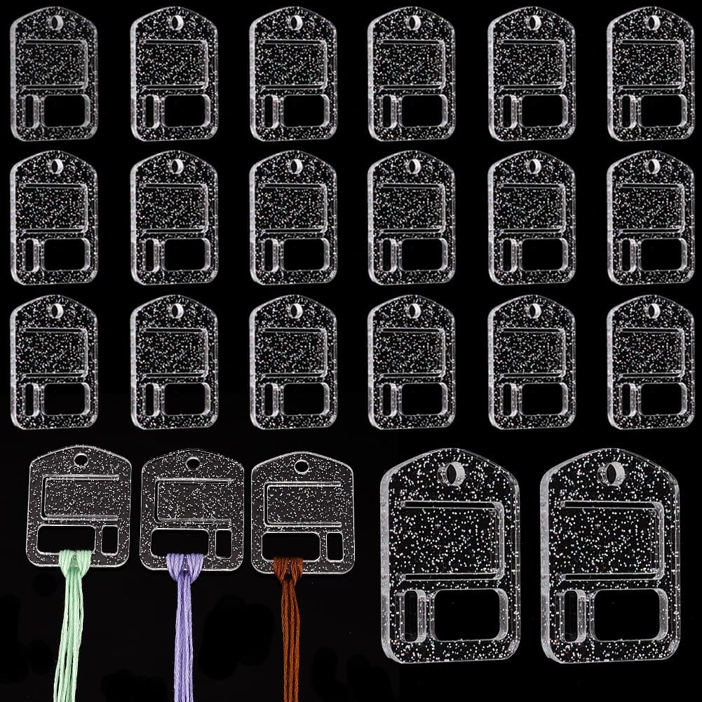 Amazon.com: PH PandaHall 20pcs Acrylic Thread Drops Embroidery Floss ...