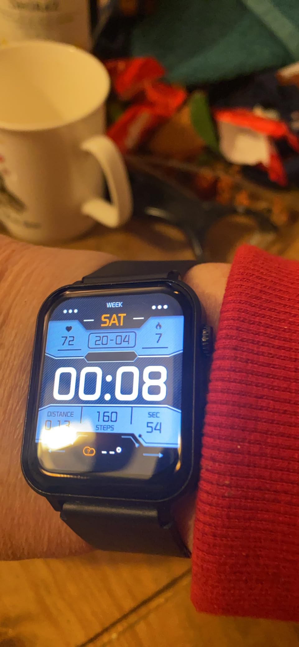 Smart Watch for Men Women, Fitness Tracker 1.85" Touch Screen Fitness ...