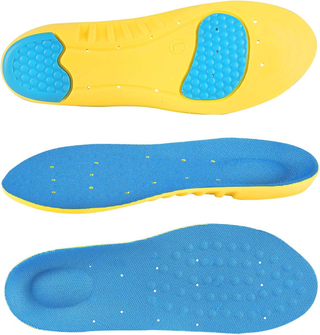 Amazon.com: 4D Cloud Soles Memory Foam Insoles for Men/Women - Arch ...