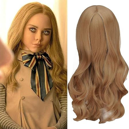 M3- Megan Cos Wig, AI Doll Robots Megan Long Hair, Curly Cosplay Wig ...
