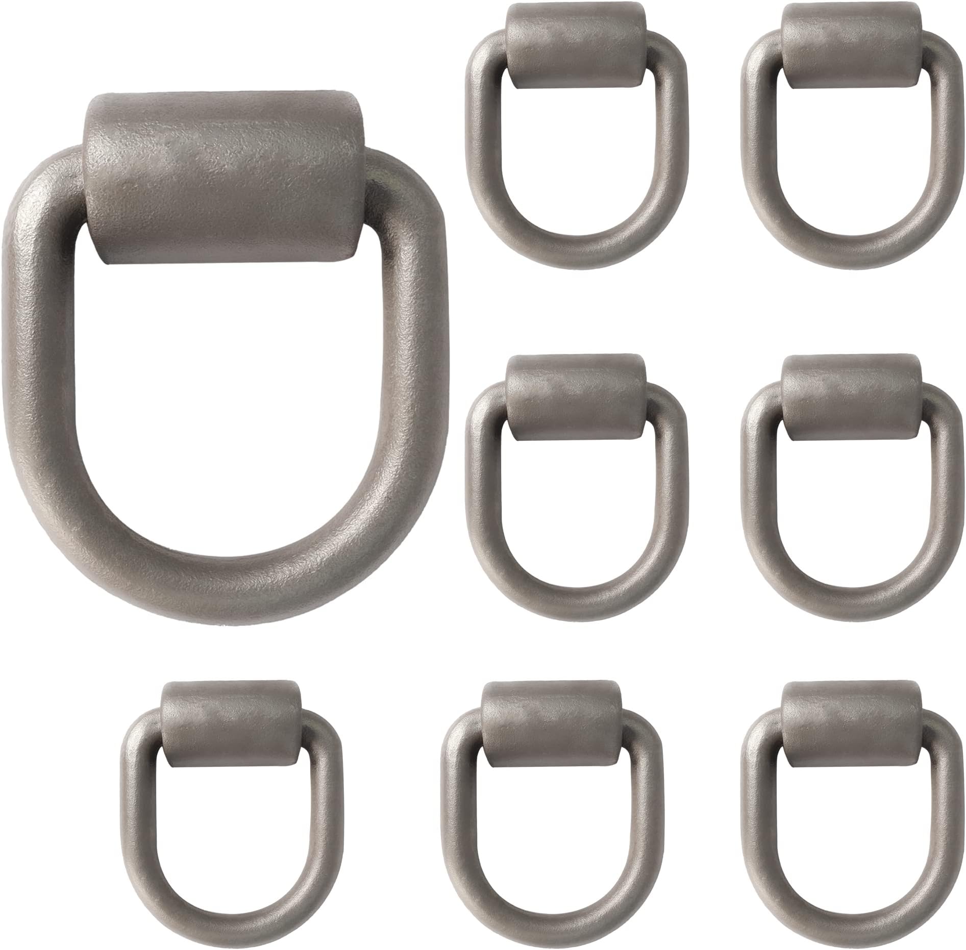 Amazon.com: SENJEOK 6 Pack 1/2 Inch Weld On D Ring, 11904 LBS Forged D ...