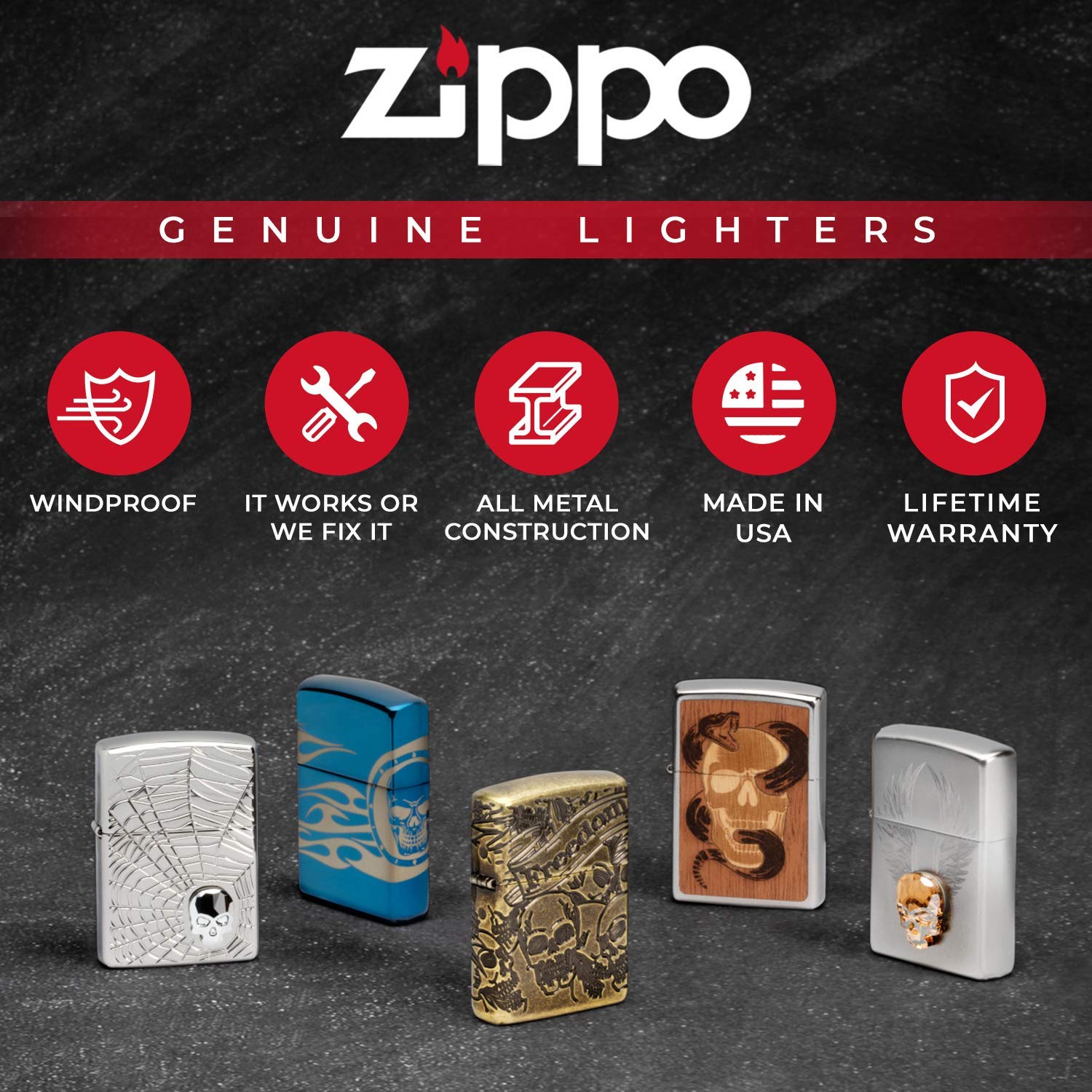 Us Army Zippo Lighter Windproof Lighters
