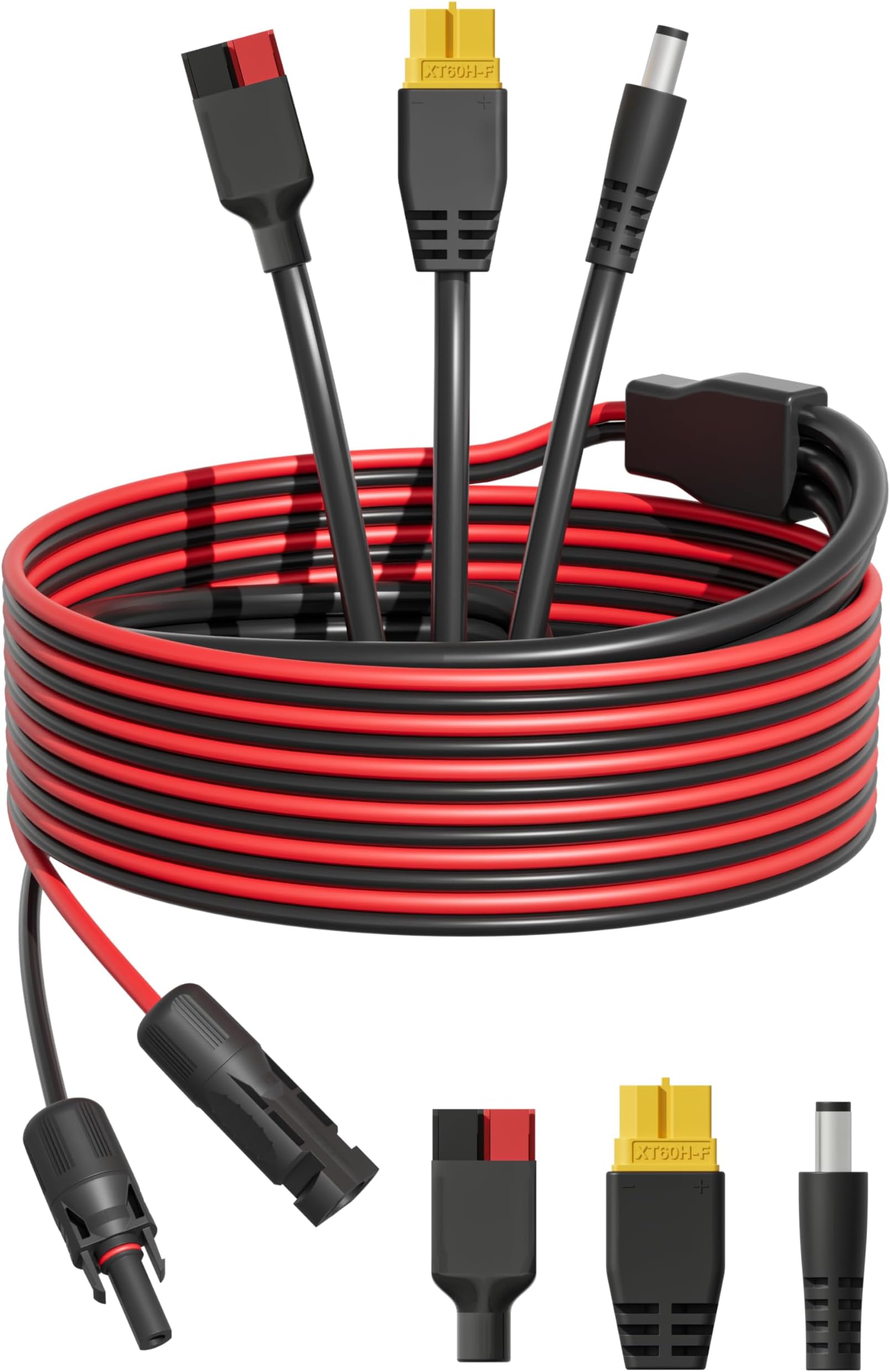 Amazon.co.jp: ENERNOVA 2.5M MC4 ソーラーコネクター 14AWG ソーラー充電ケーブル MC-4 Anderson（アンダーソン）、XT60、DC5521 変換 ...
