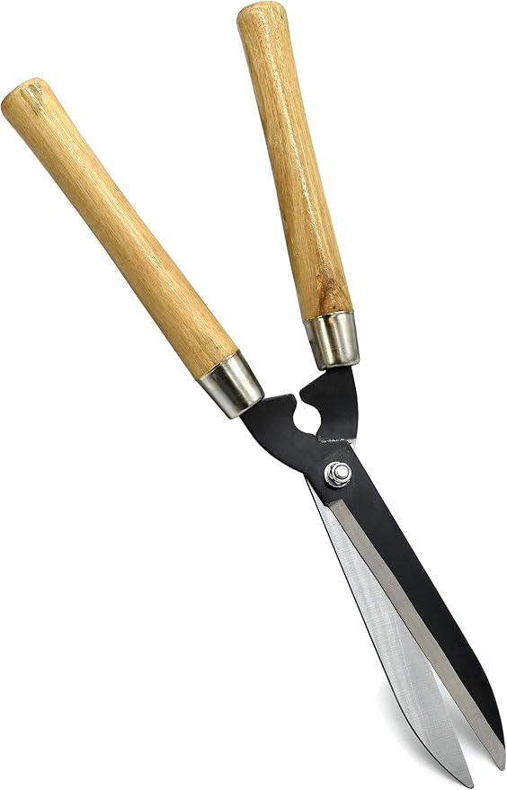 Manuelle Heckenschere mit Holzgriff Garten Ast Strauch Schere ...