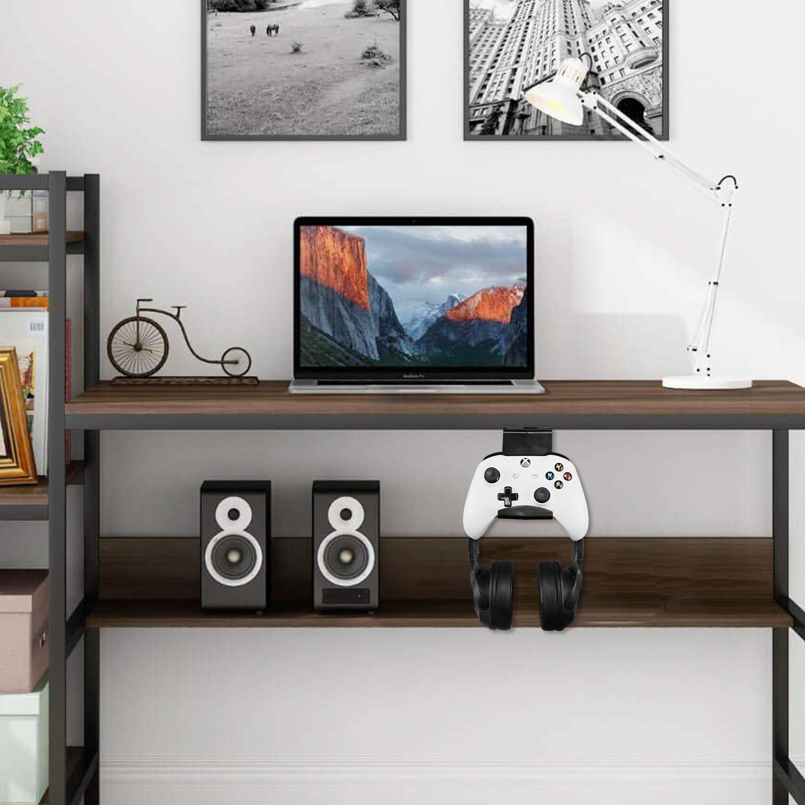 Snapklik.com : VOMENC Game Controller Under Desk Gamepad Controller Mount Holder For Xbox ONE ...