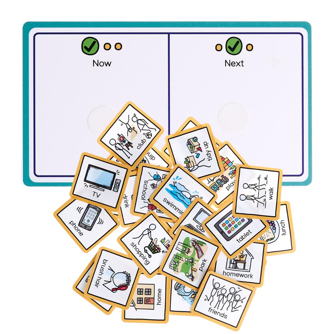 Now and Next Board for autism with 35 Visual Symbols for Home by Create ...
