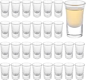 GBACHOOSE Set of 36 Shot Glasses, 35ml Classic Shot Glass with Heave ...