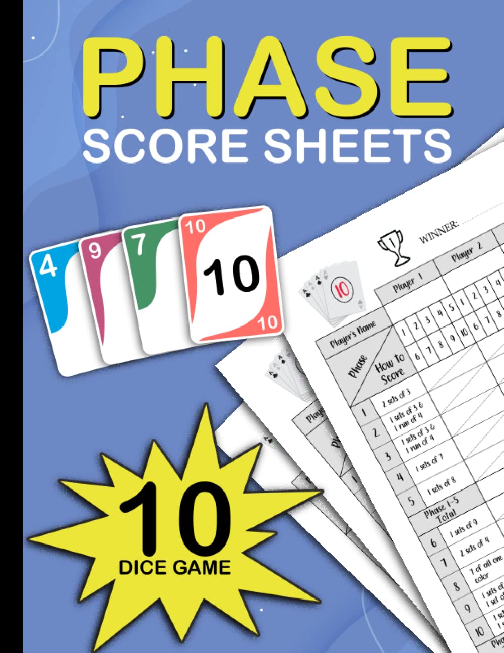 Buy Phase 10 Dice Game Score Sheets Online at desertcartINDIA