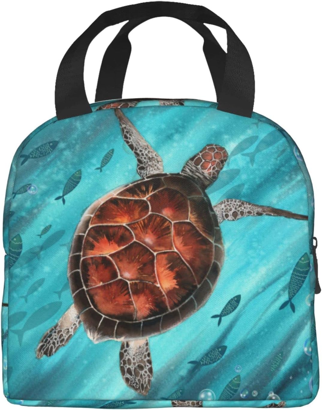 Amazon.com: VOOHDDY Sea Turtle Fish Ocean Insulated Lunch Bag For Men ...