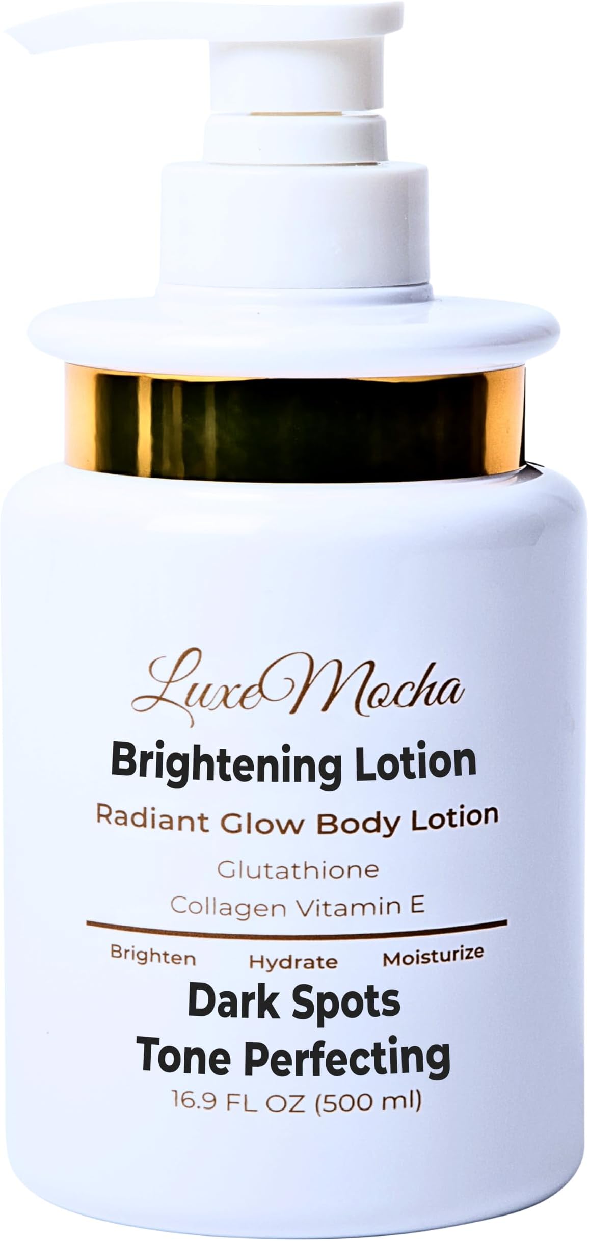Amazon.com : LuxeMocha Skin Brightening Lotion | Glutathione cream ...