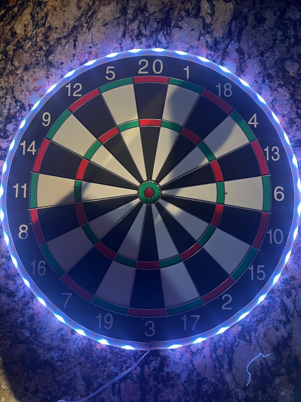 Amazon.com : LFSMVT LED Dartboard, Dual-Sided Dart Game, Light Up Dart Board with APP & Remote ...