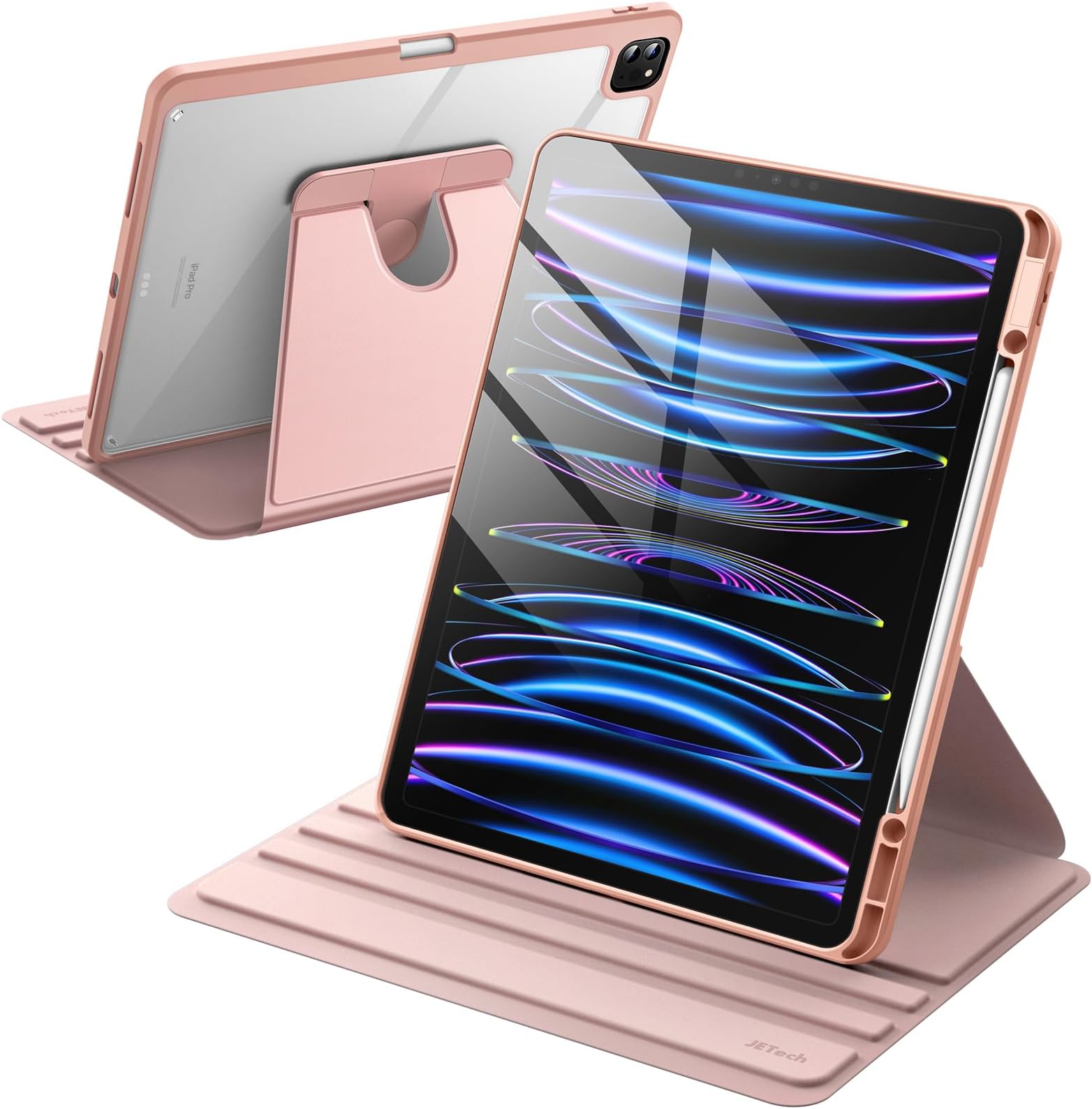 Amazon.com: JETech Rotating Case for iPad Pro 12.9-Inch (2022/2021/2020 ...